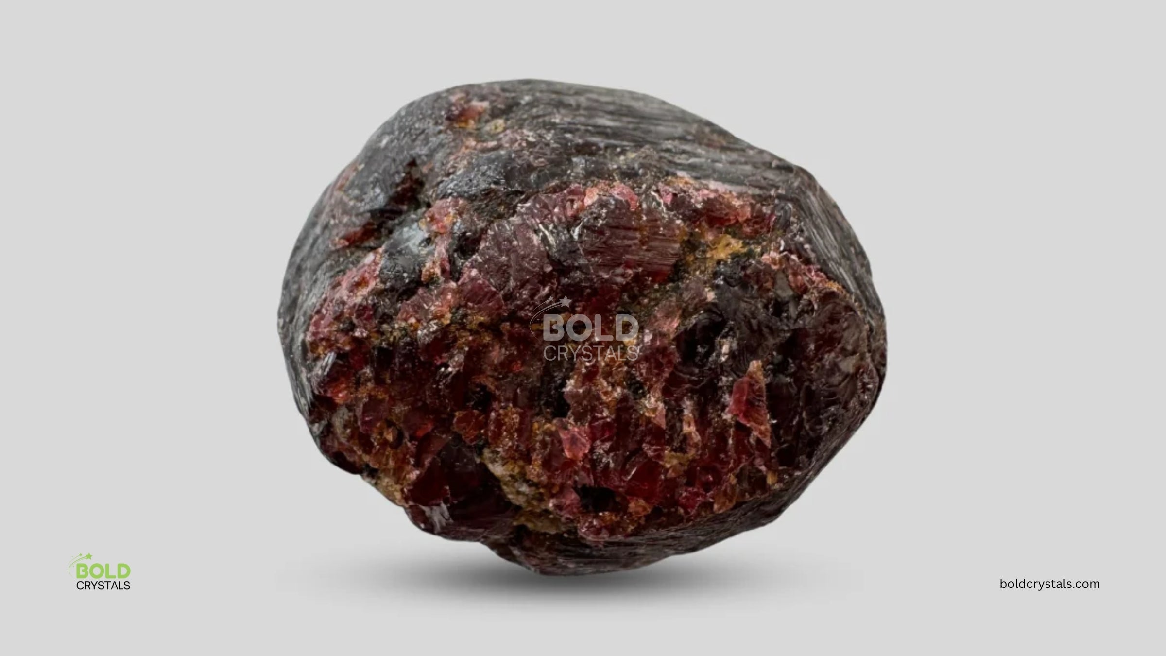 How Rough Red Garnet Stones Are Formed in Nature – Bold Crystals